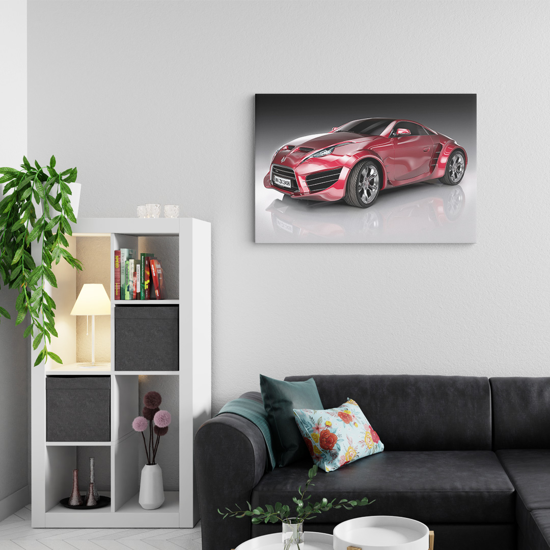 Crveni automobil | Lepi Nalepi