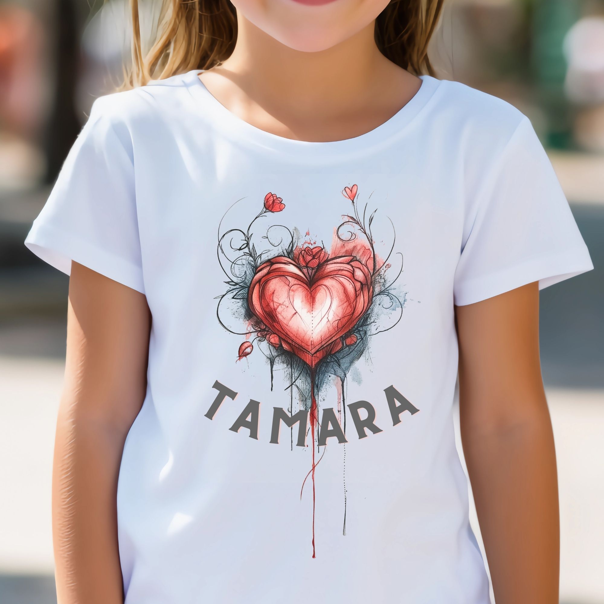 Dečija majica - srce sa imenom | Lepi Nalepi